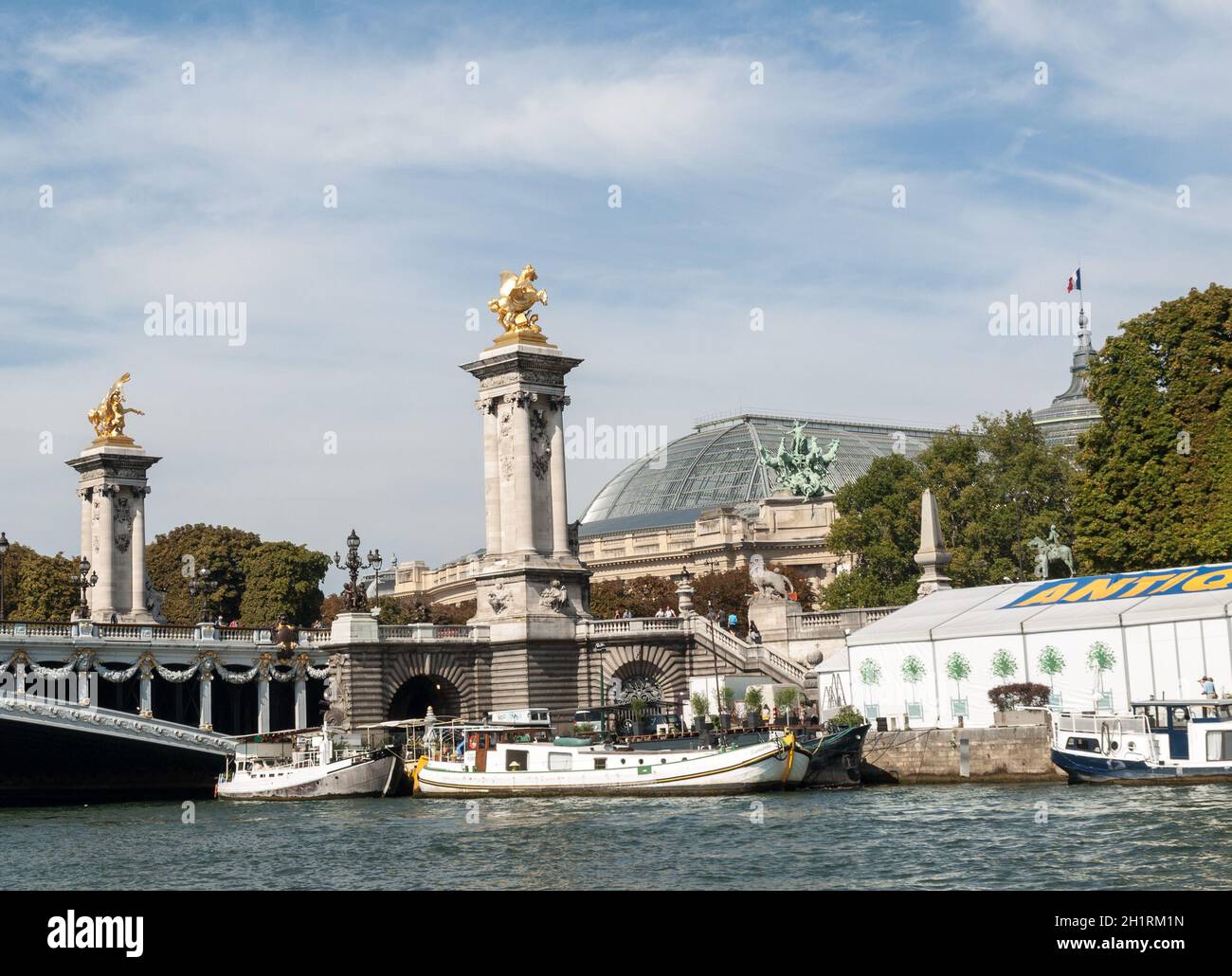 Alexandre III bridge in Paris, France Stock Photo - Alamy