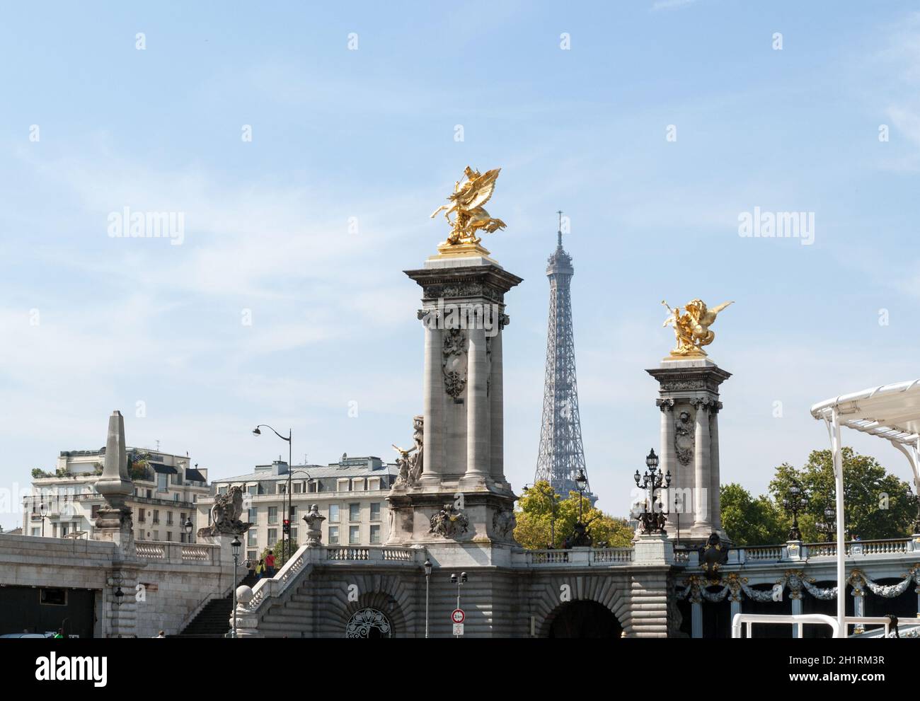 Alexandre III bridge in Paris, France Stock Photo - Alamy