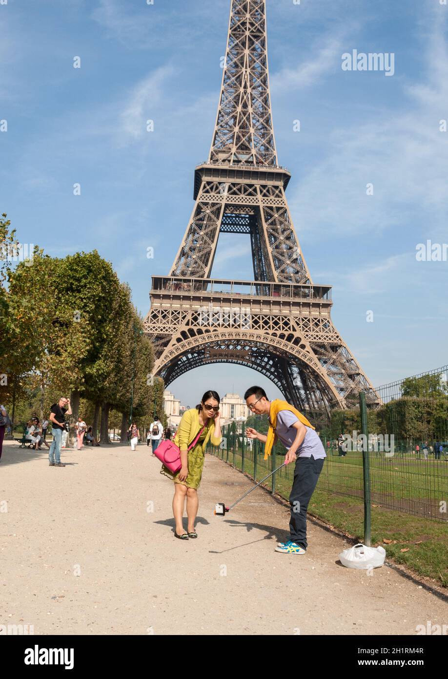 Eiffel Tower - The most famous symbol of Paris Stock Photo - Alamy