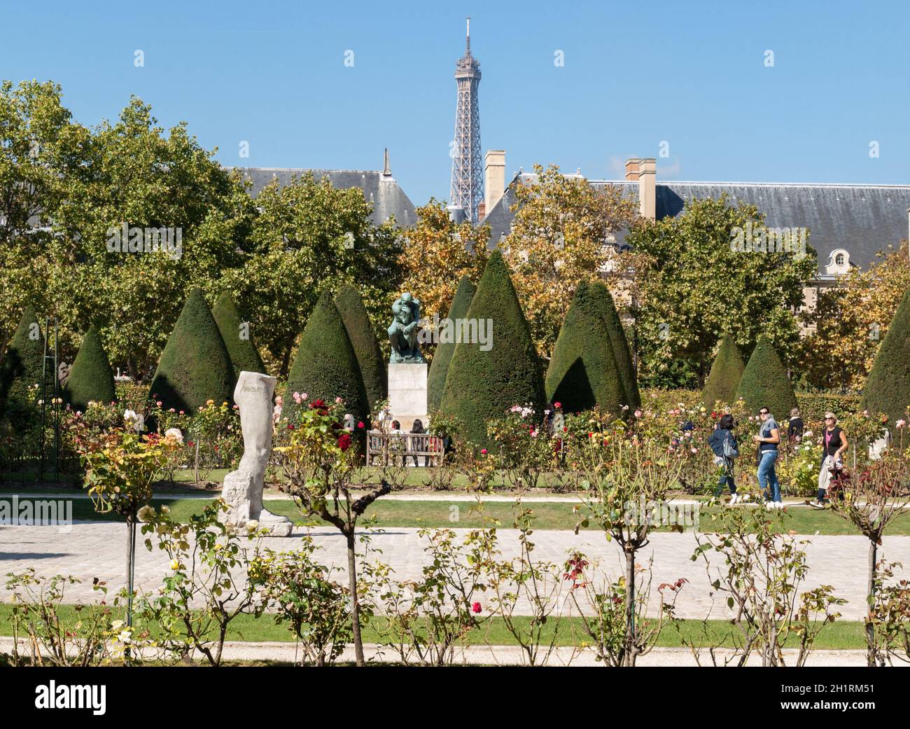 Statue in Rodin Museum in Paris Stock Photo - Alamy