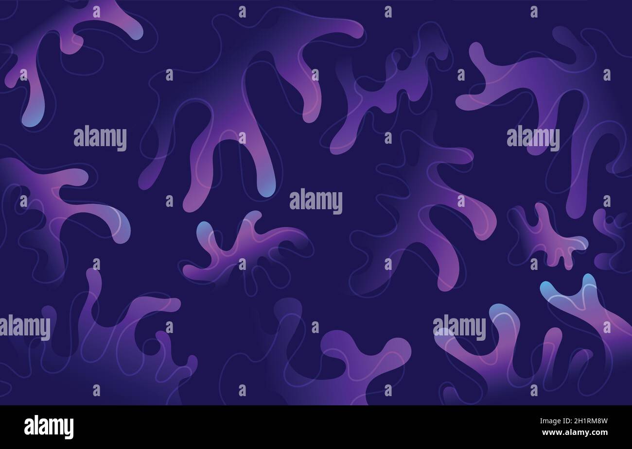 Abstract futuristic gradient color with hand drawing shape template ...