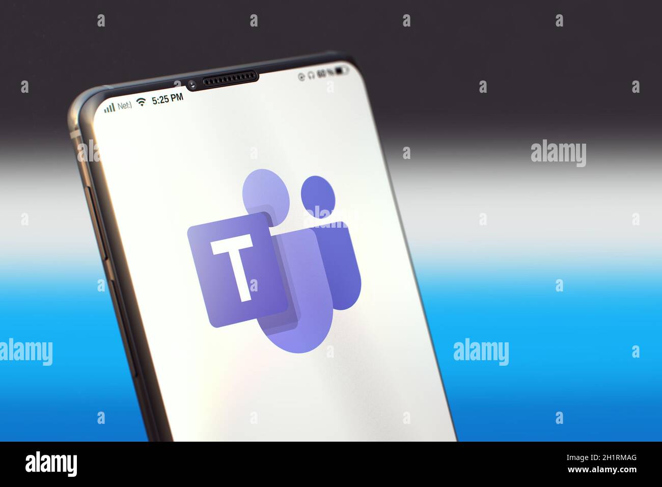 KYIV, UKRAINE-JUNE, 2020: Microsoft Teams Mobile Application on the ...