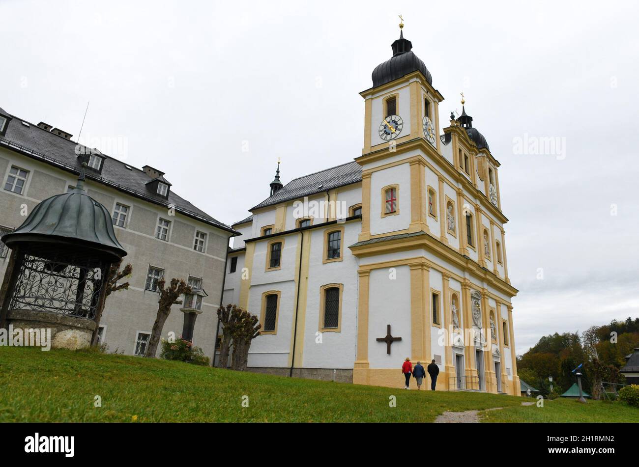Wallfahrtskirche Maria Plain in Salzburg, Österreich, Europa ...
