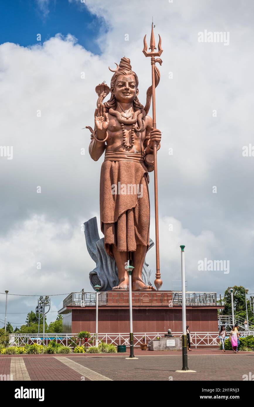 Grand Bassin, Mauritius - December 26, 2017: Mangal Mahadev - Shiva ...