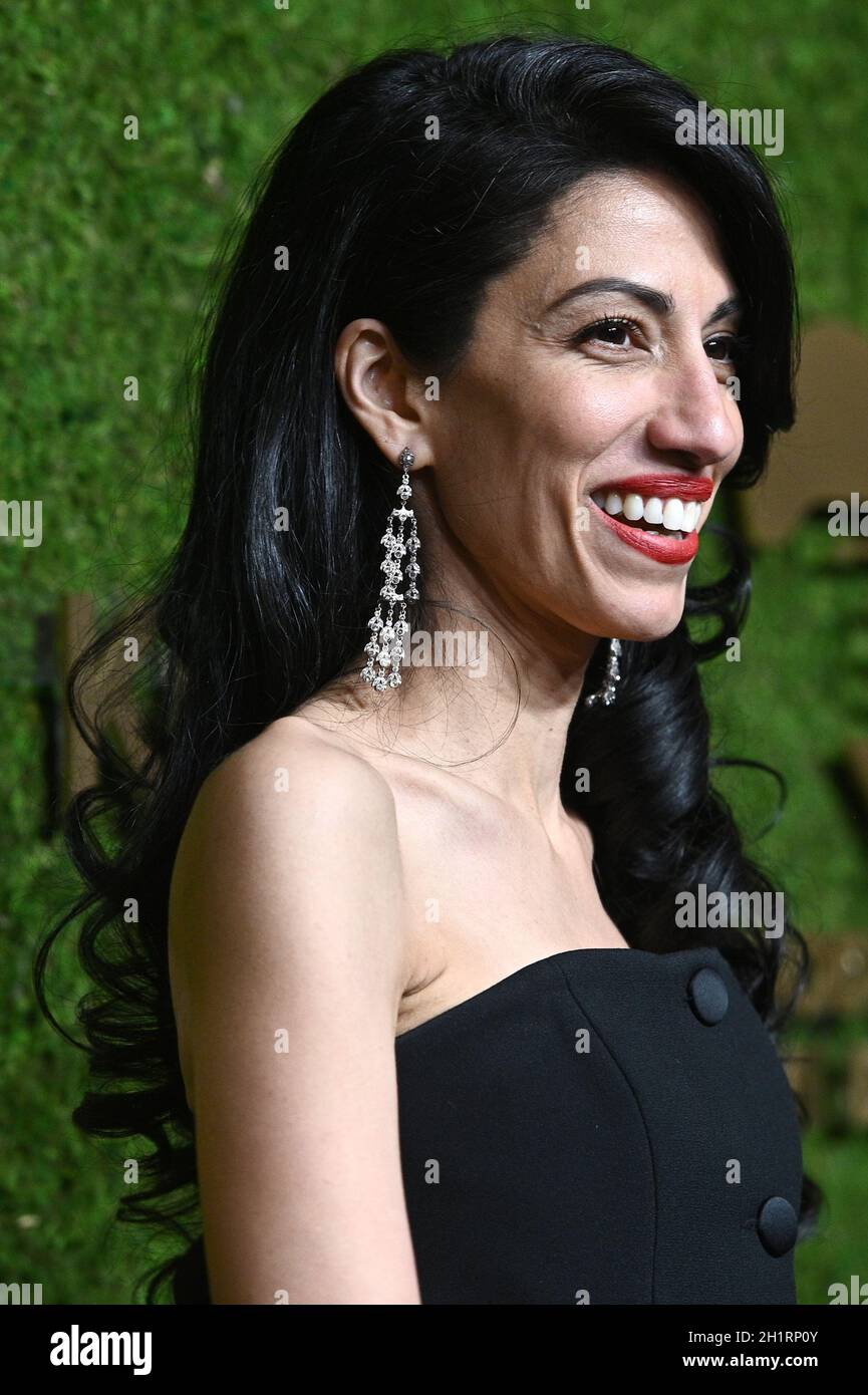 New York, NY, October 18, 2021. Huda Abedin attends God’s Love We ...