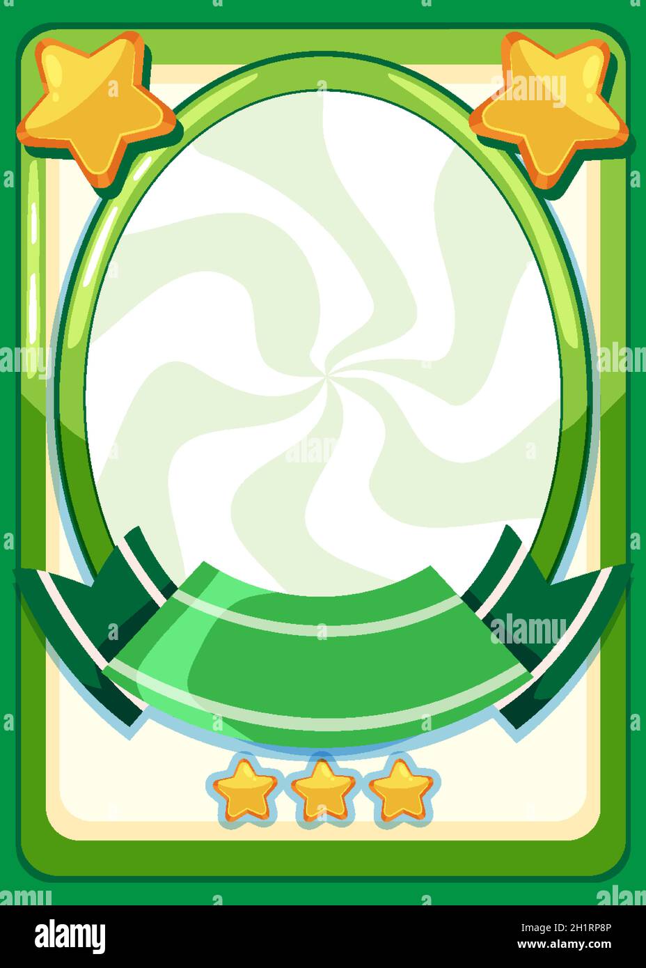 Empty game card template illustration Stock Vector Image & Art - Alamy