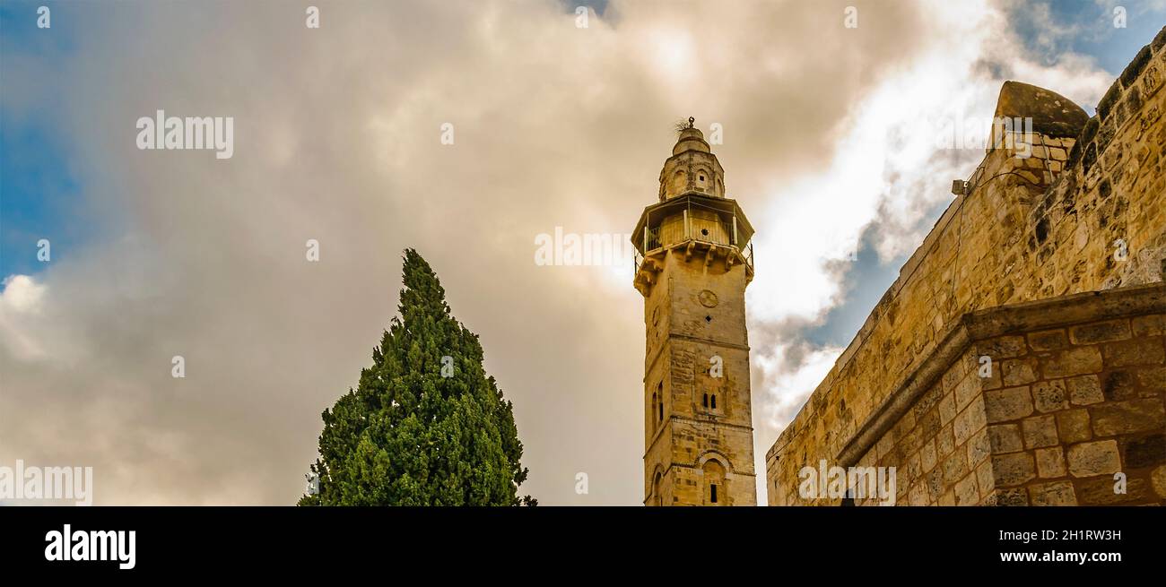 Stone ancient buildings at old jerusalem city Stock Photo - Alamy