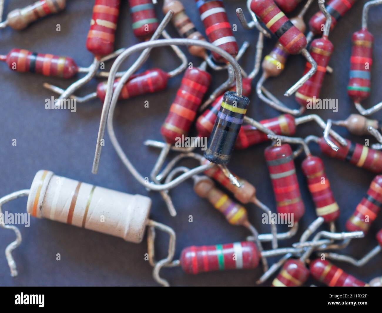 Passive resistor for electrical resistance in a circuit Stock Photo - Alamy