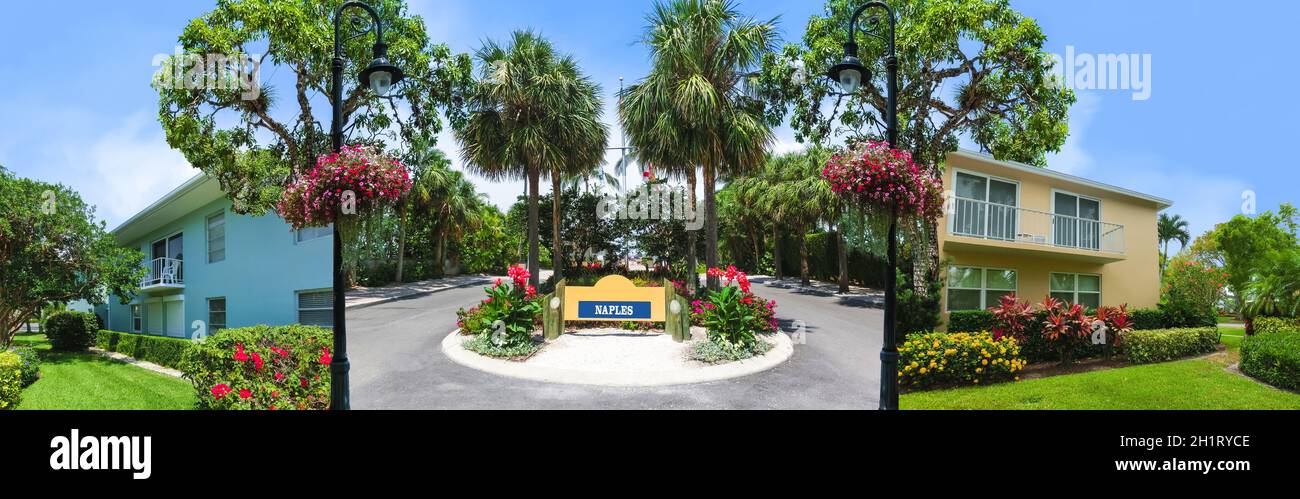 Waterfront houses naples florida hi-res stock photography and images ...