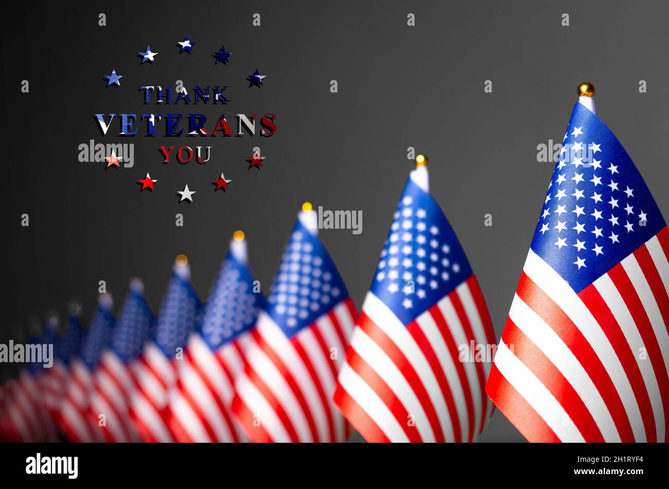 Thank banner american flag background hi-res stock photography and ...