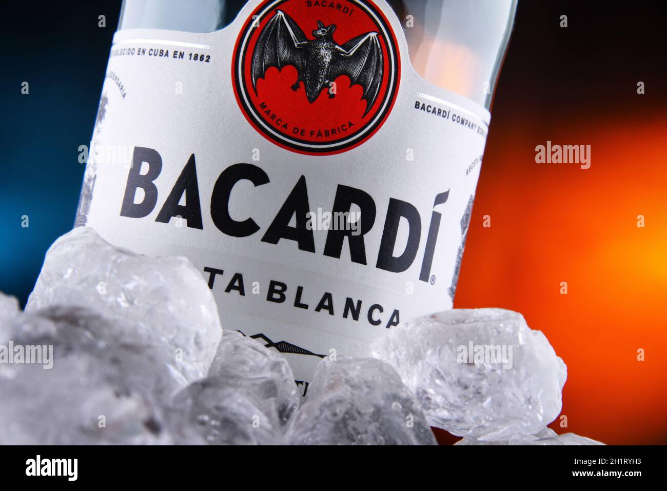Bacardi rum bottle hi-res stock photography and images - Alamy