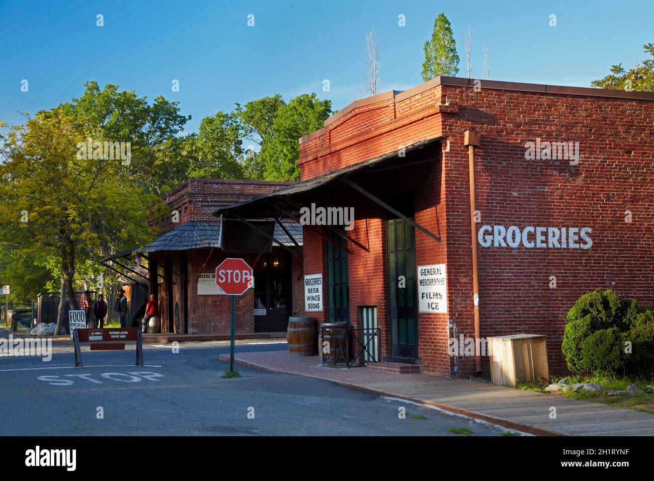 Columbia Mercantile Building built 1855, on right, and Saint Charles ...