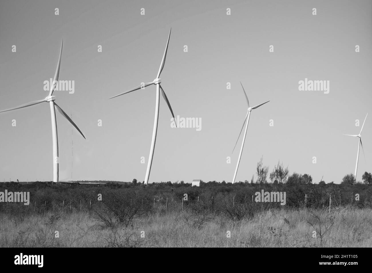 Four turbines Black and White Stock Photos & Images - Alamy