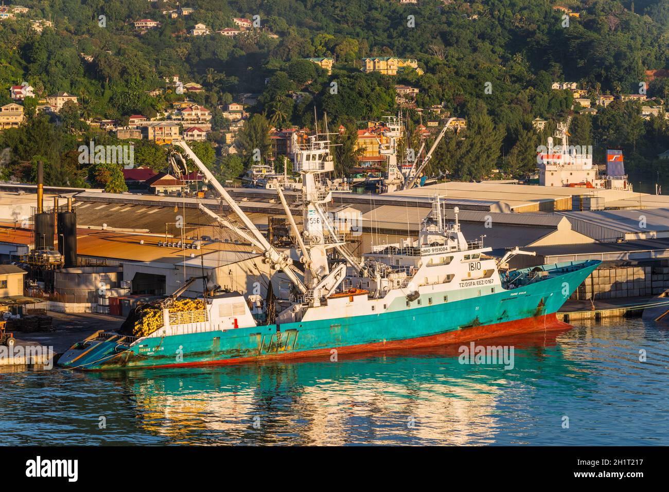 Fishing boat in seychelles hi-res stock photography and images - Alamy