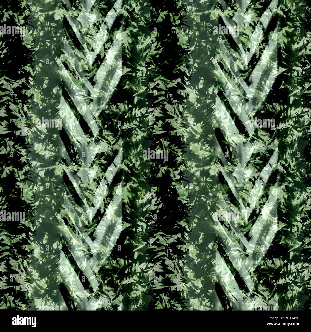 Forest green jungle nature texture. Seamless foliage leaf 2 tone design ...