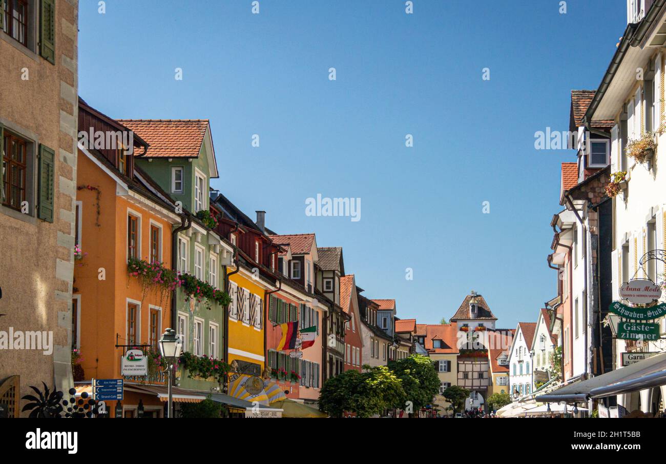 Meersburg, Germany, September 2016 - Historic buildings in the city of ...