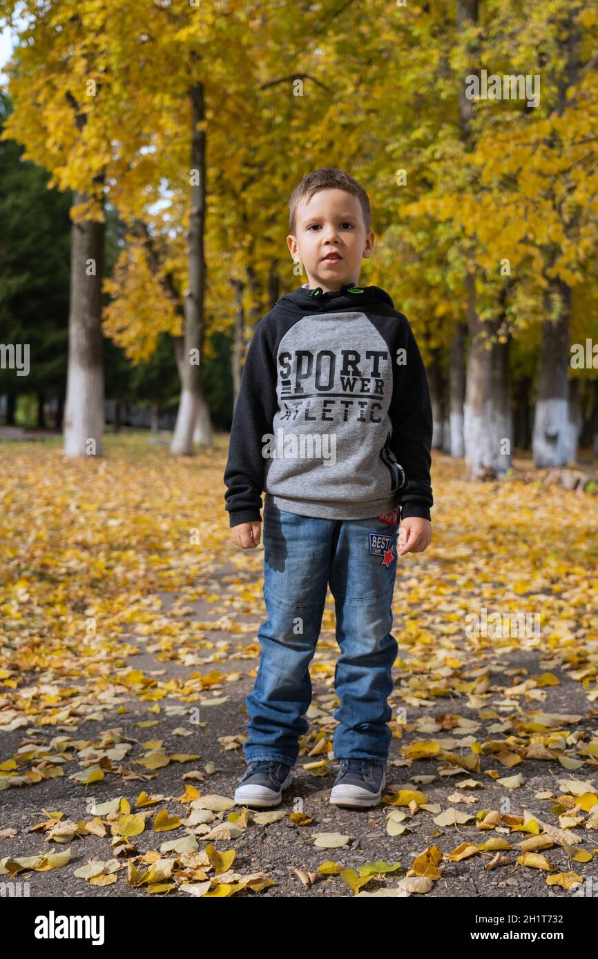 Close-up of a boy of six years old Stock Photo - Alamy
