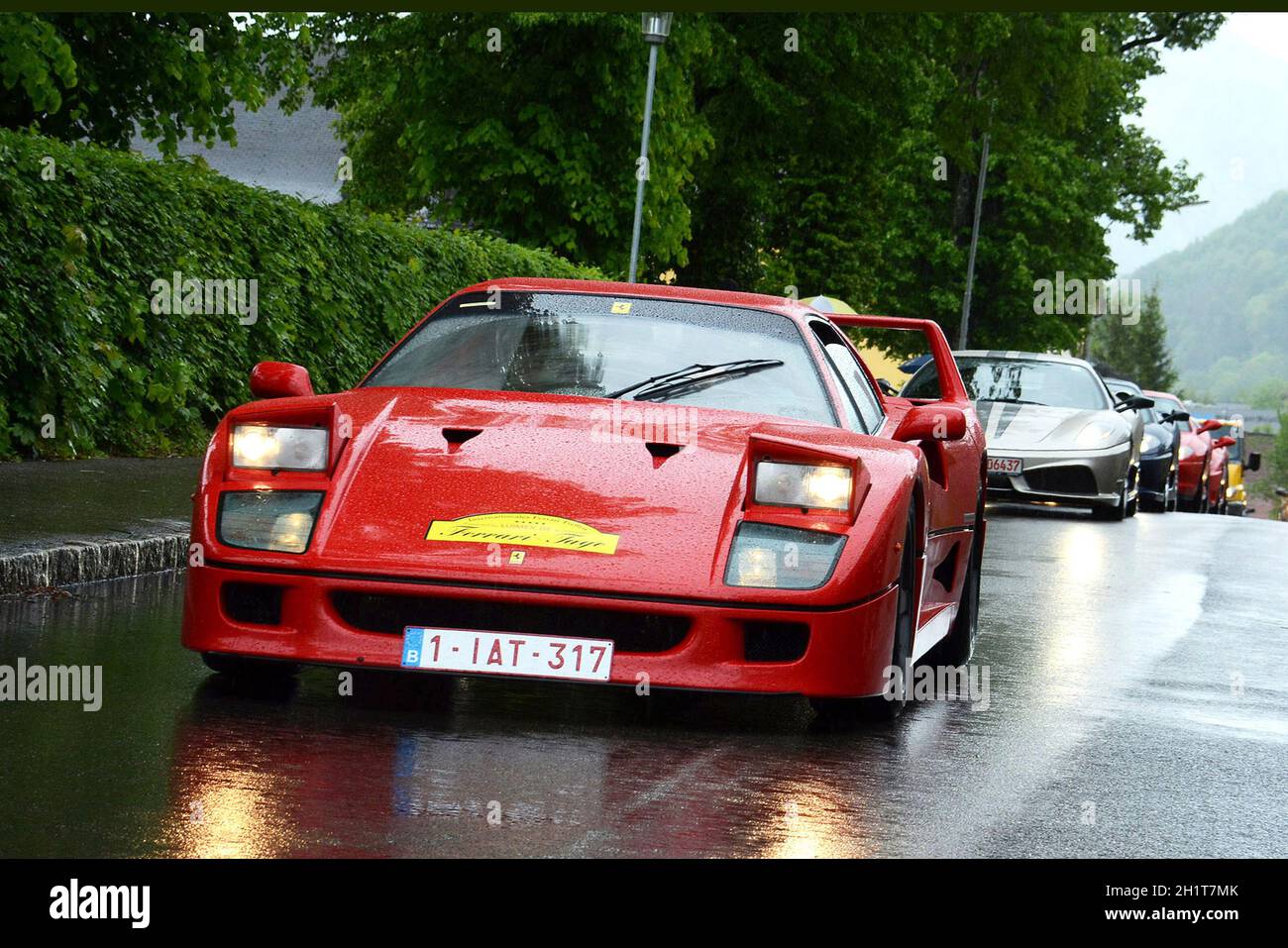 Ferrari-Treffen im Salzkammergut, Österreich, Europa - Ferrari meeting ...