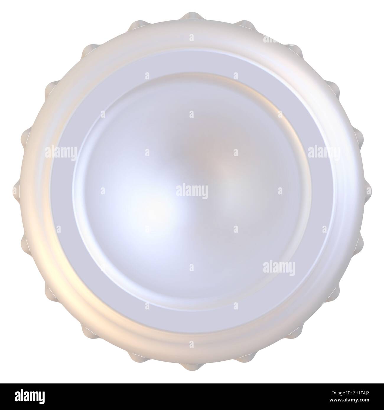 Bottle cap. One bottle cap isolated over white. Template design Stock ...