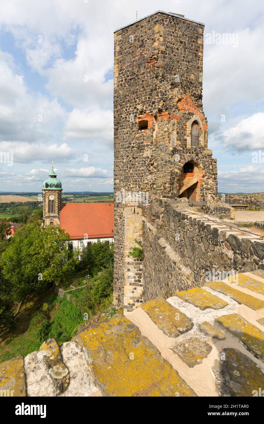 Stolpen, Germany - September 24, 2020 : 12th century medieval Stolpen ...