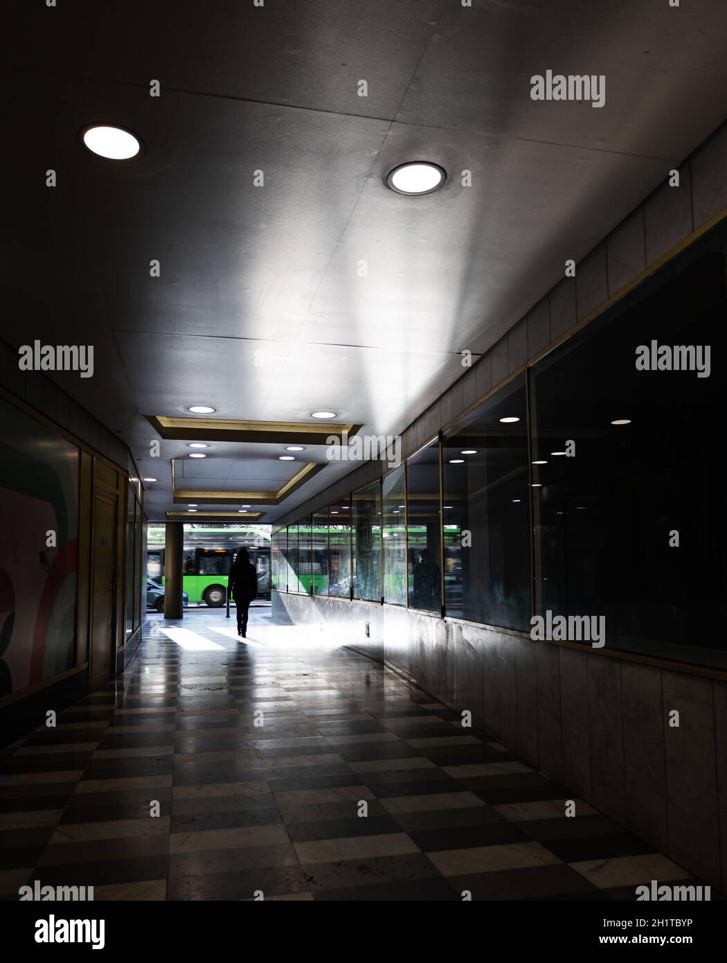 Walking through corridor hi-res stock photography and images - Alamy