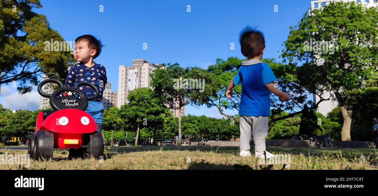 Linkou Sports Park, Taiwan-Apr 21, 2021 - Beautiful Sports Park and ...