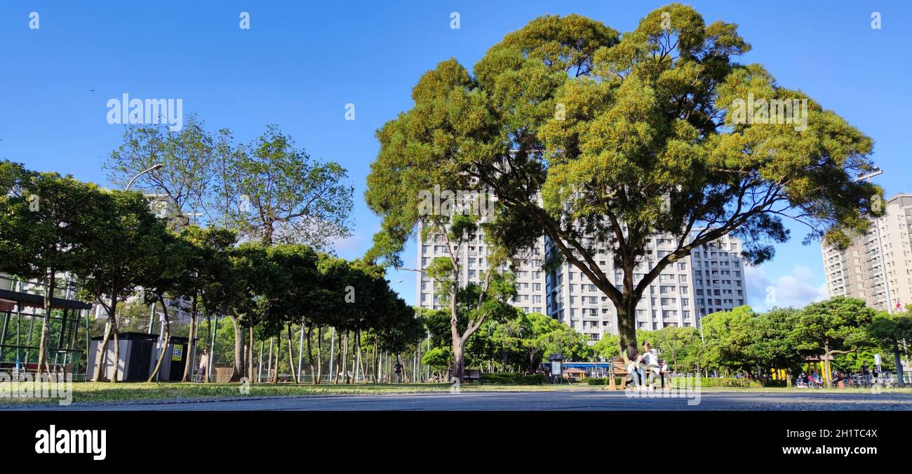 Linkou Sports Park, Taiwan-Apr 21, 2021 - Beautiful Sports Park and ...