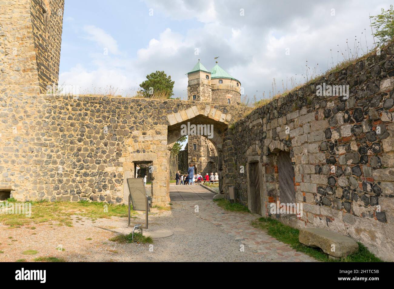Stolpen, Germany - September 24, 2020 : 12th century medieval Stolpen ...