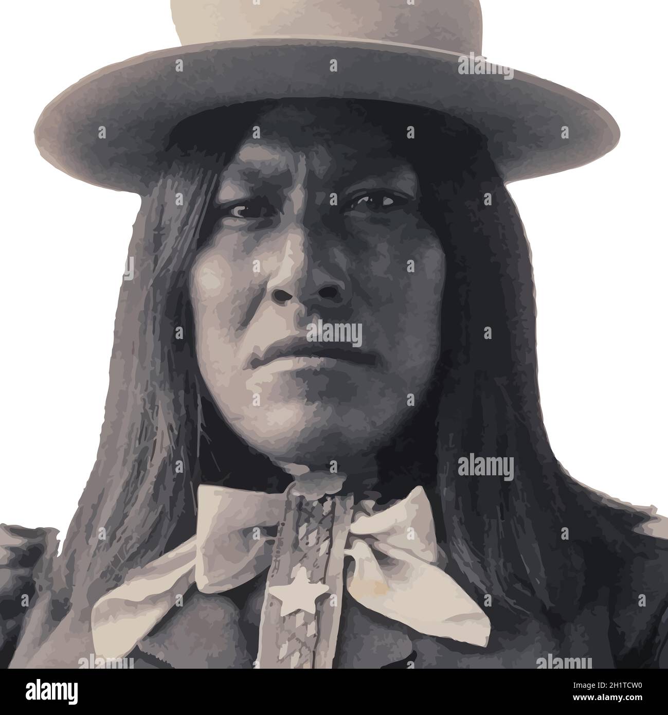 great spirit native americans male illustration Stock Photo - Alamy