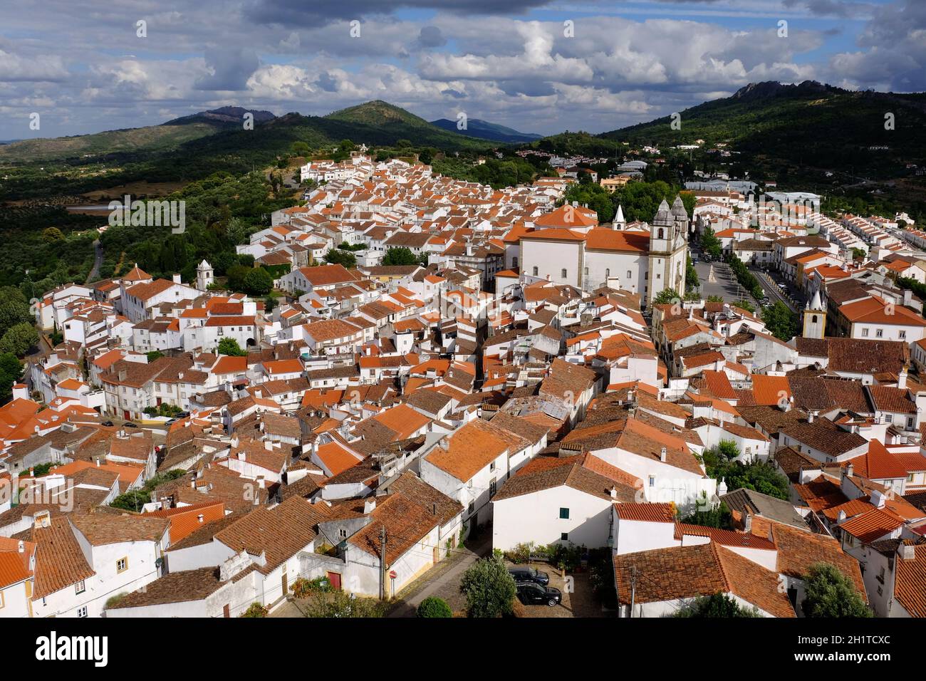 Red terracotta tiled rooves hi-res stock photography and images - Alamy