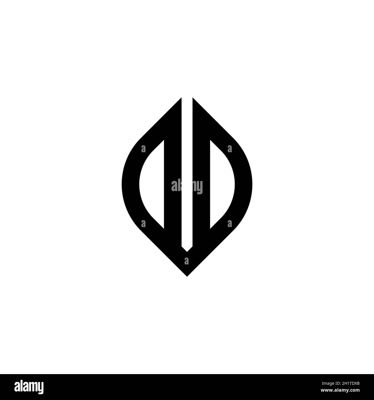 OO Monogram logo letter with simple continued shape style geometric ...