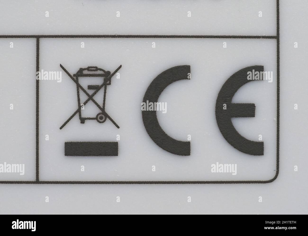 BERLIN, GERMANY - CIRCA APRIL 2021: CE marking on products traded on ...