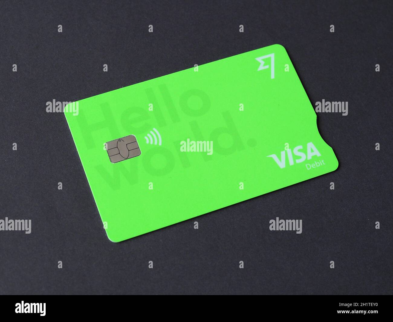 LONDON, UK - CIRCA APRIL 2021: Wise (formerly Transferwise) prepaid ...