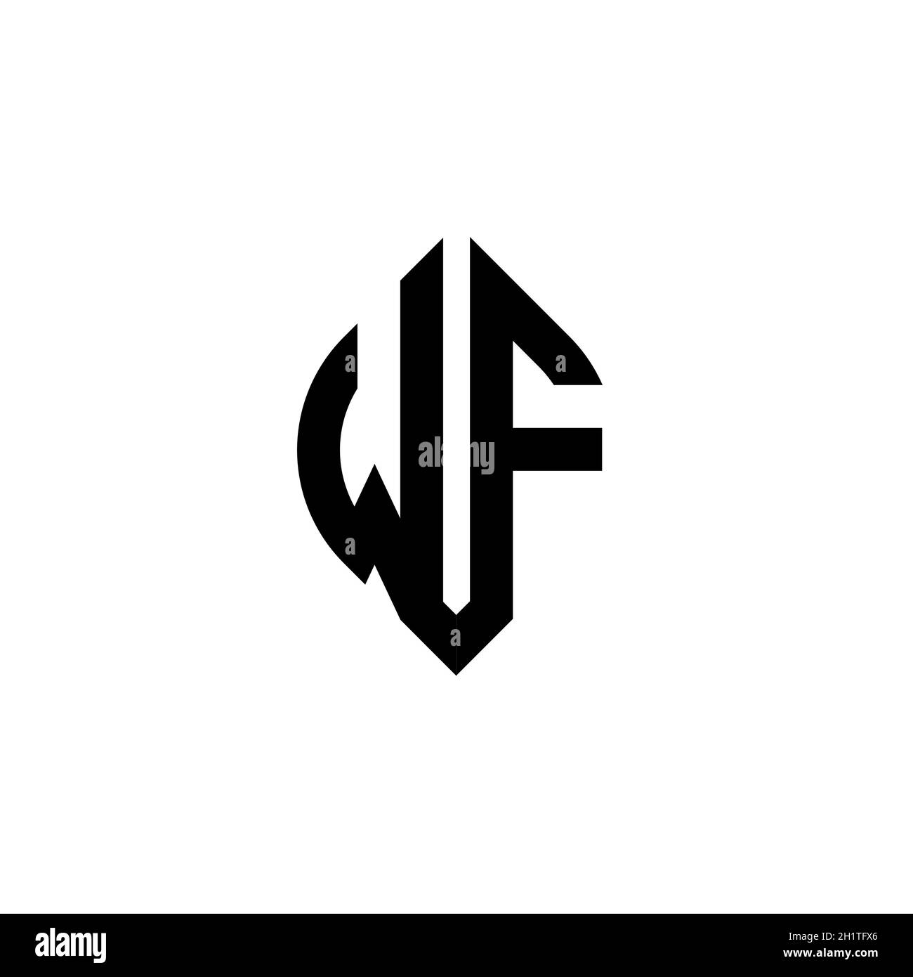 Wf initials logo hi-res stock photography and images - Alamy
