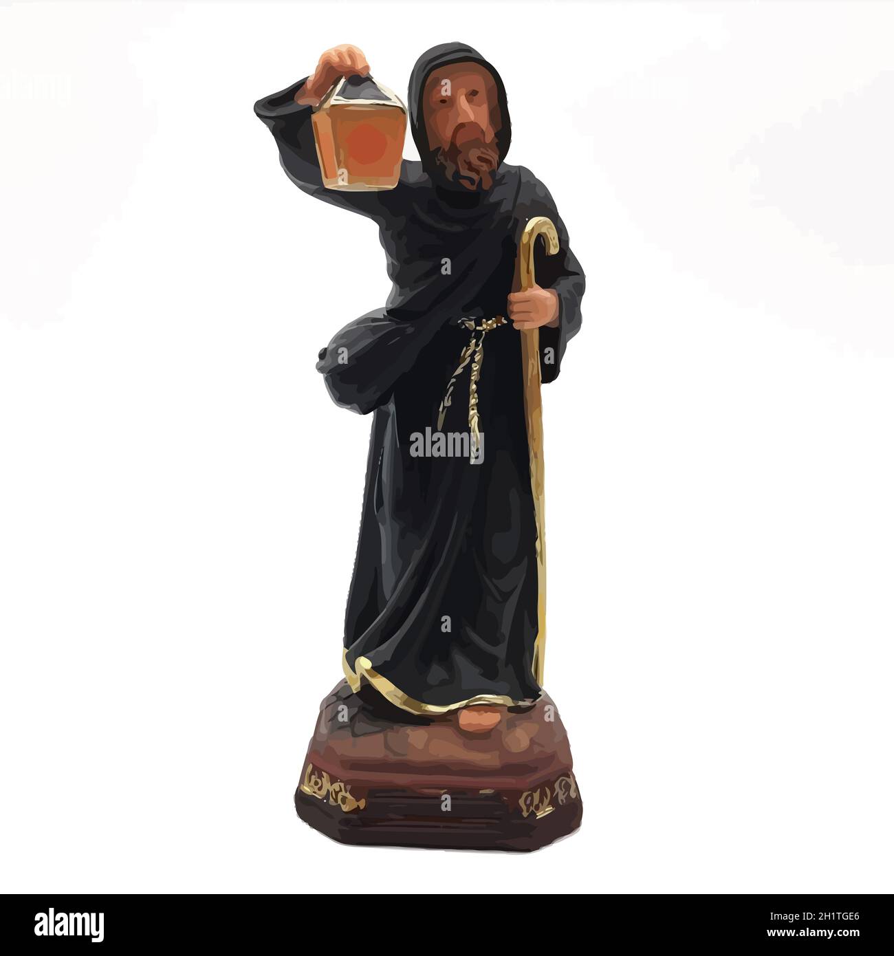 saint Longinus holy catholic church illustration Stock Photo - Alamy