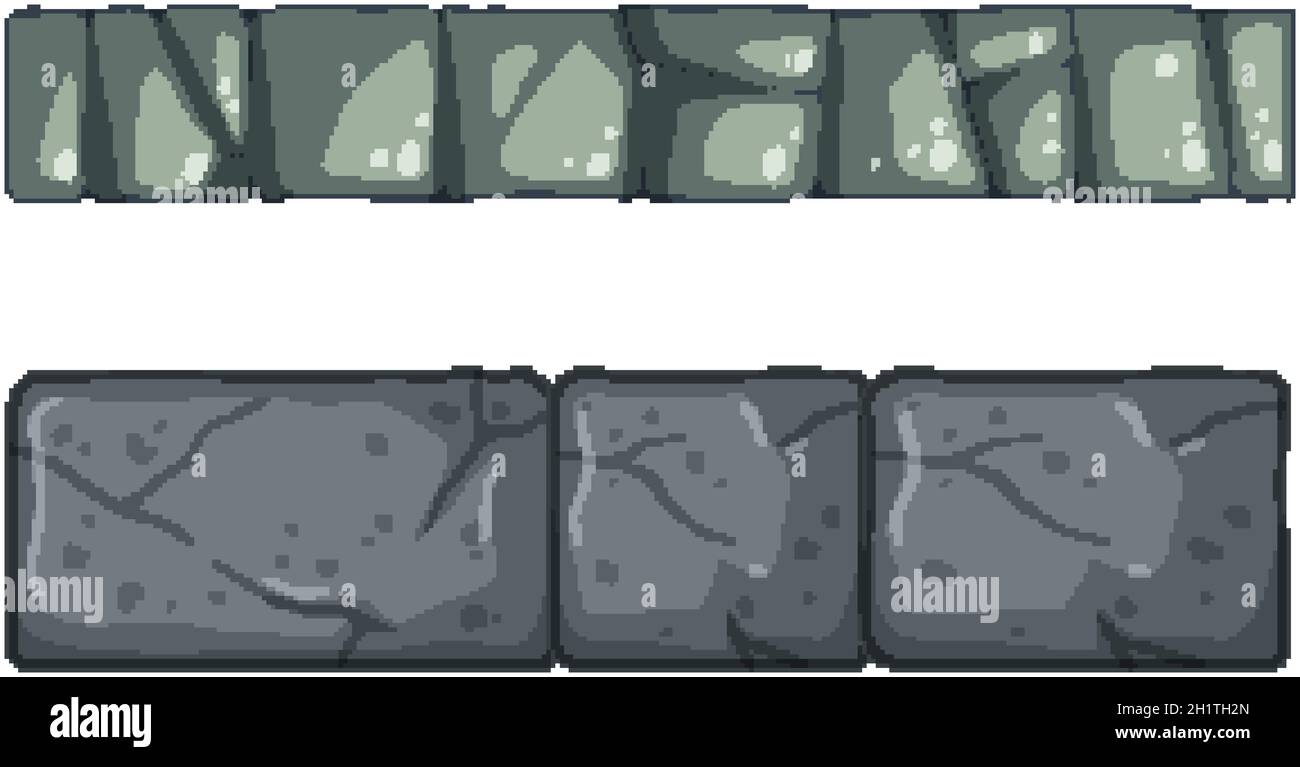 Pebble tiles Cut Out Stock Images & Pictures - Alamy