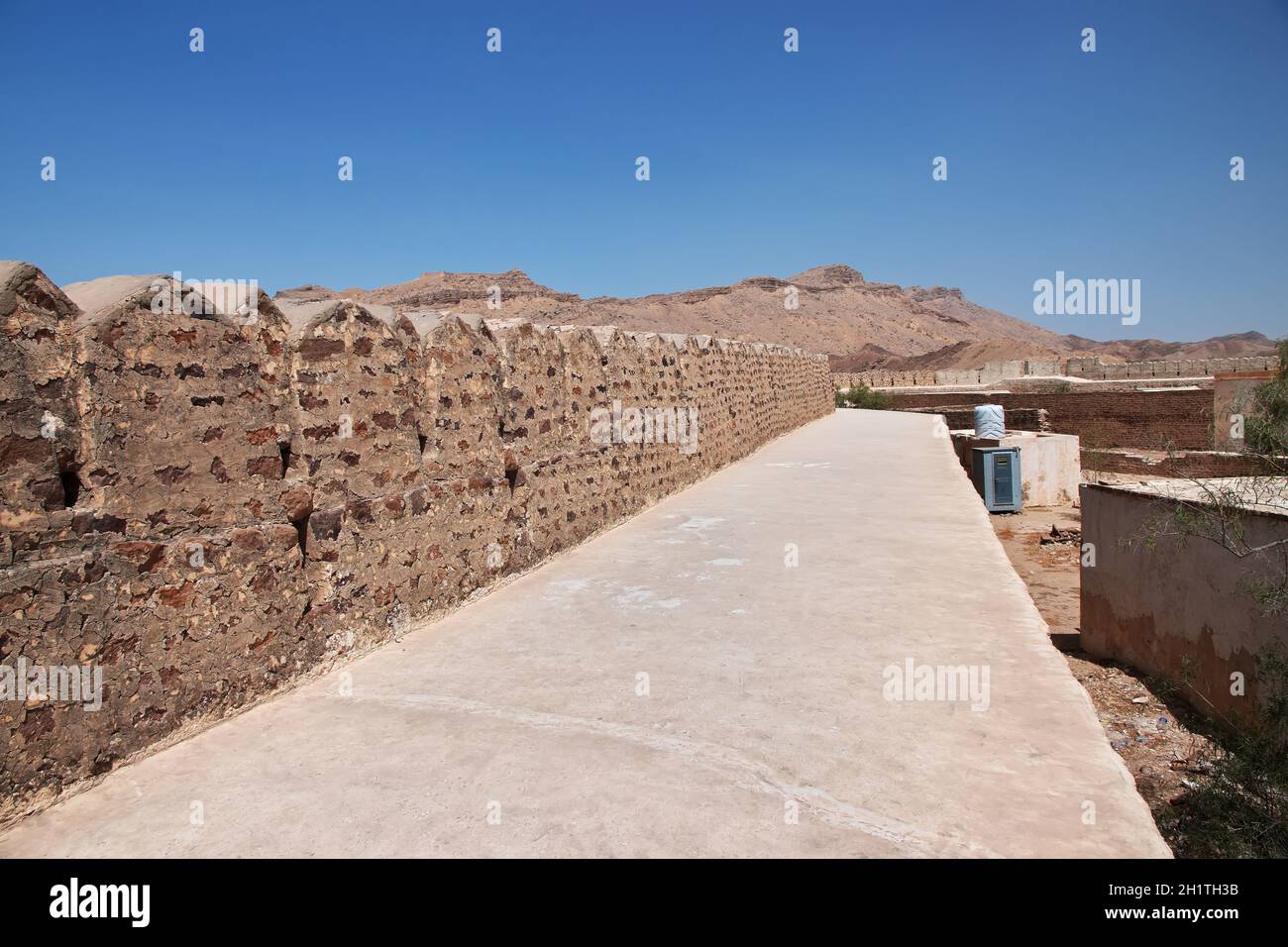 Ranikot Fort, Great Wall of Sindh, vinatge ruins in Pakistan Stock ...