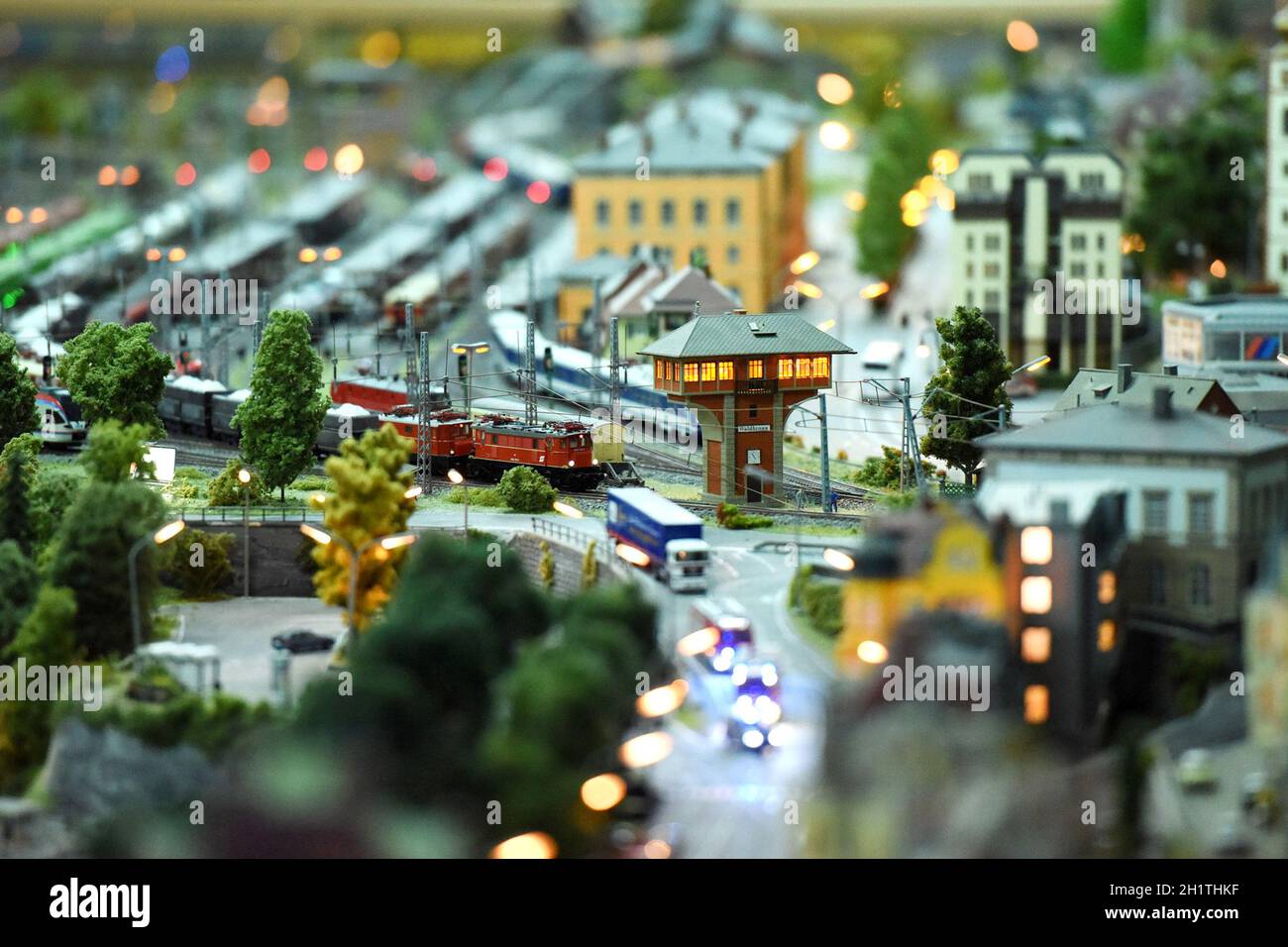 Modelleisenbahn-Anlage in Gmunden, Österreich, Europa - Model railway ...