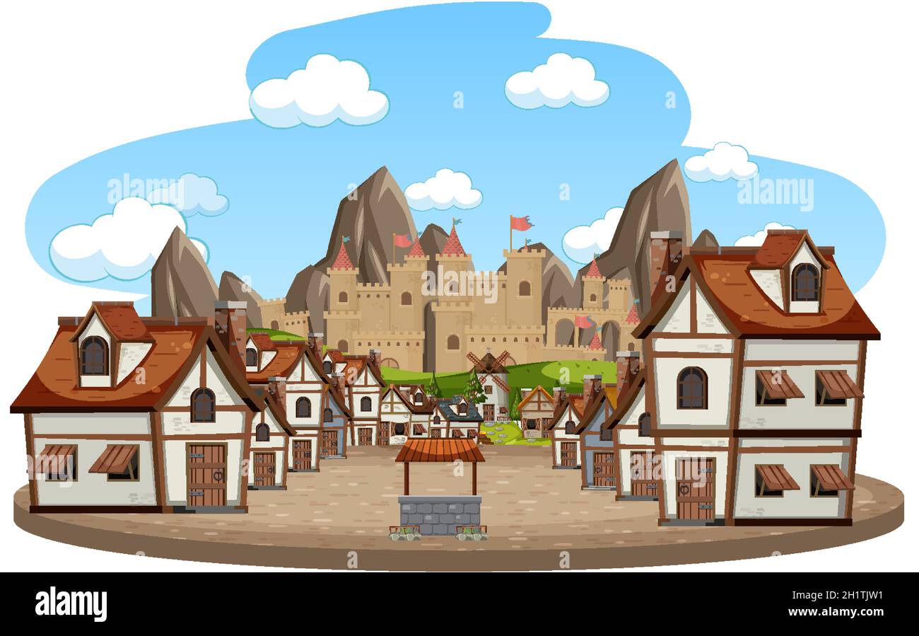 Medieval Cartoon Background