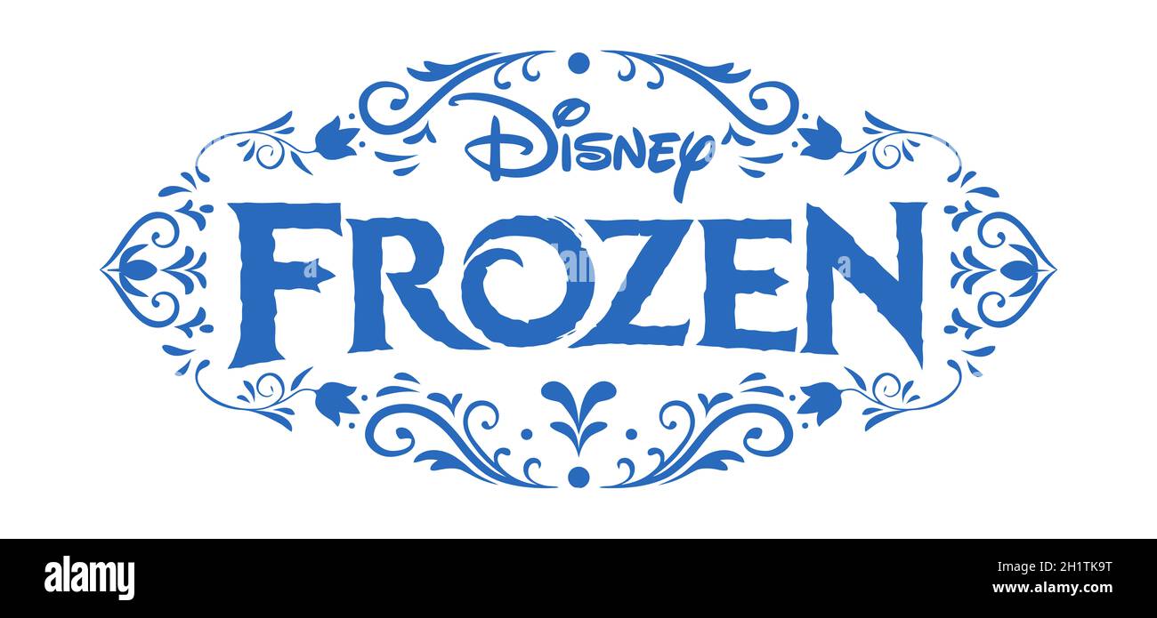 Frozen ice font Cut Out Stock Images & Pictures - Alamy