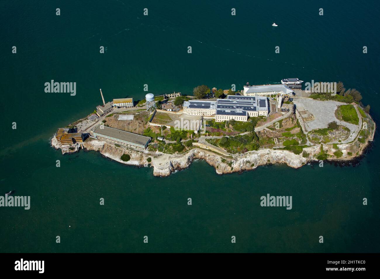 Alcatraz Island, former maximum high-security federal prison, San ...