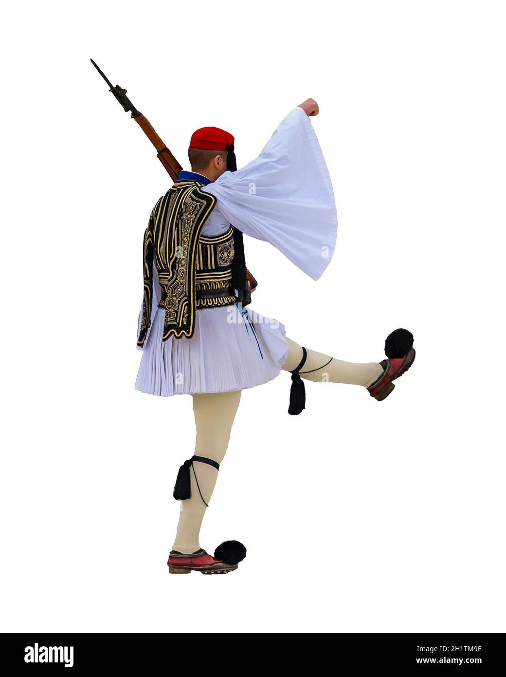 Evzones uniform Cut Out Stock Images & Pictures - Alamy