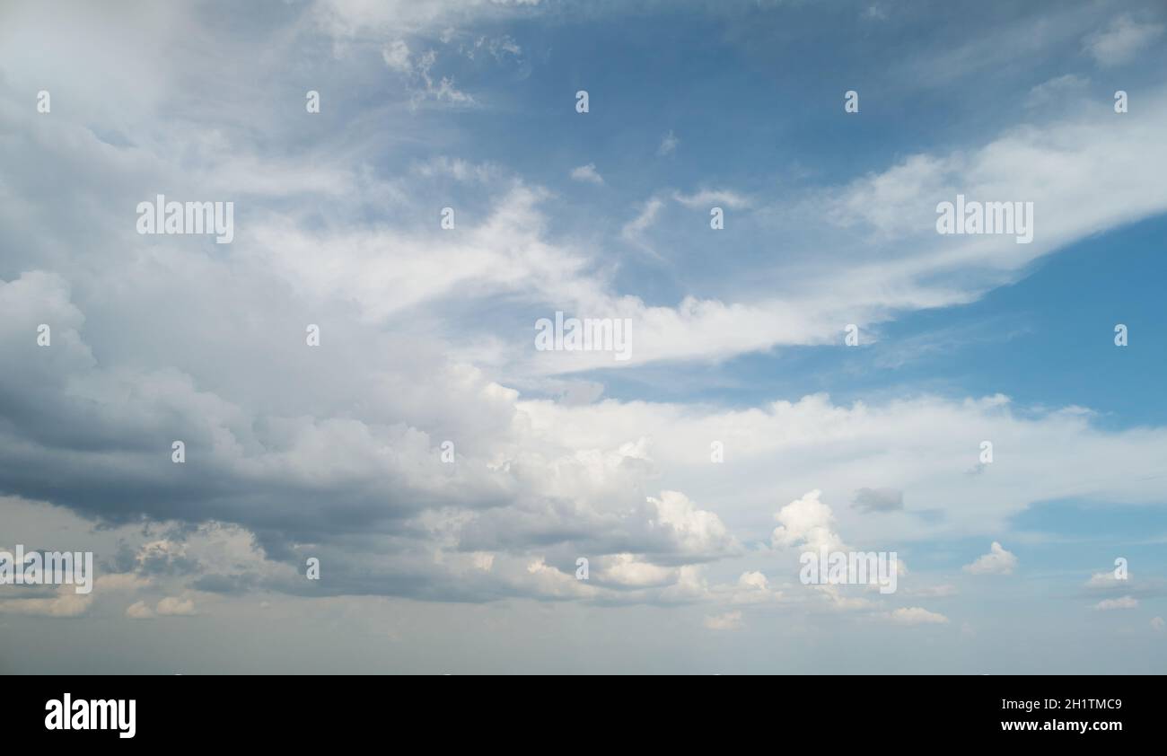 Changing weather from clear to rain theme background Stock Photo - Alamy