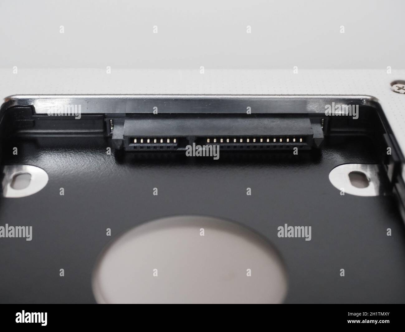SATA port for computer hard disk or ssd connection Stock Photo - Alamy