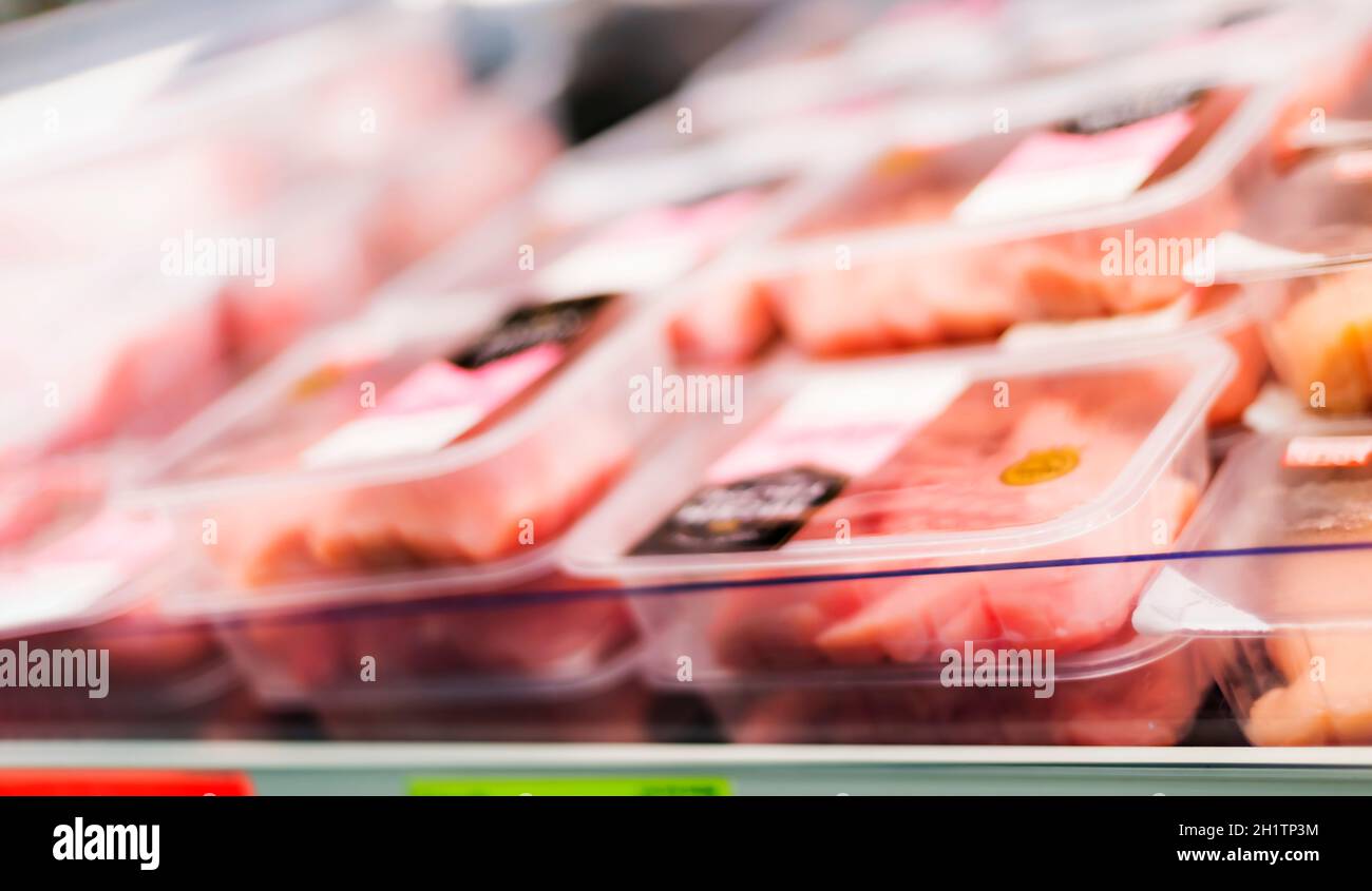 Meat product products display sale hi-res stock photography and images ...