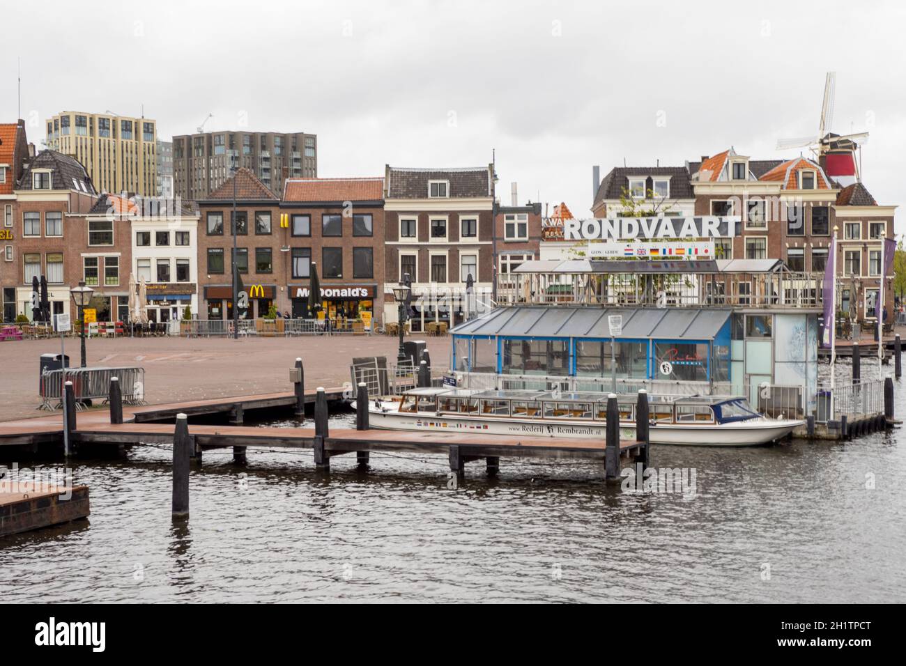 View from the water to the North Side of Beestenmarkt and Landing Place ...