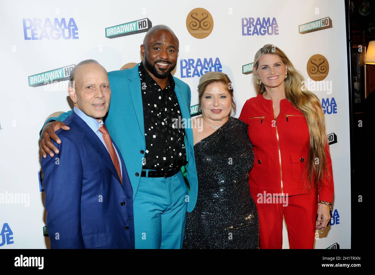 Joseph Pizza, Wayne Brady, Mary Jain and Bonnie Comley attend The Drama ...