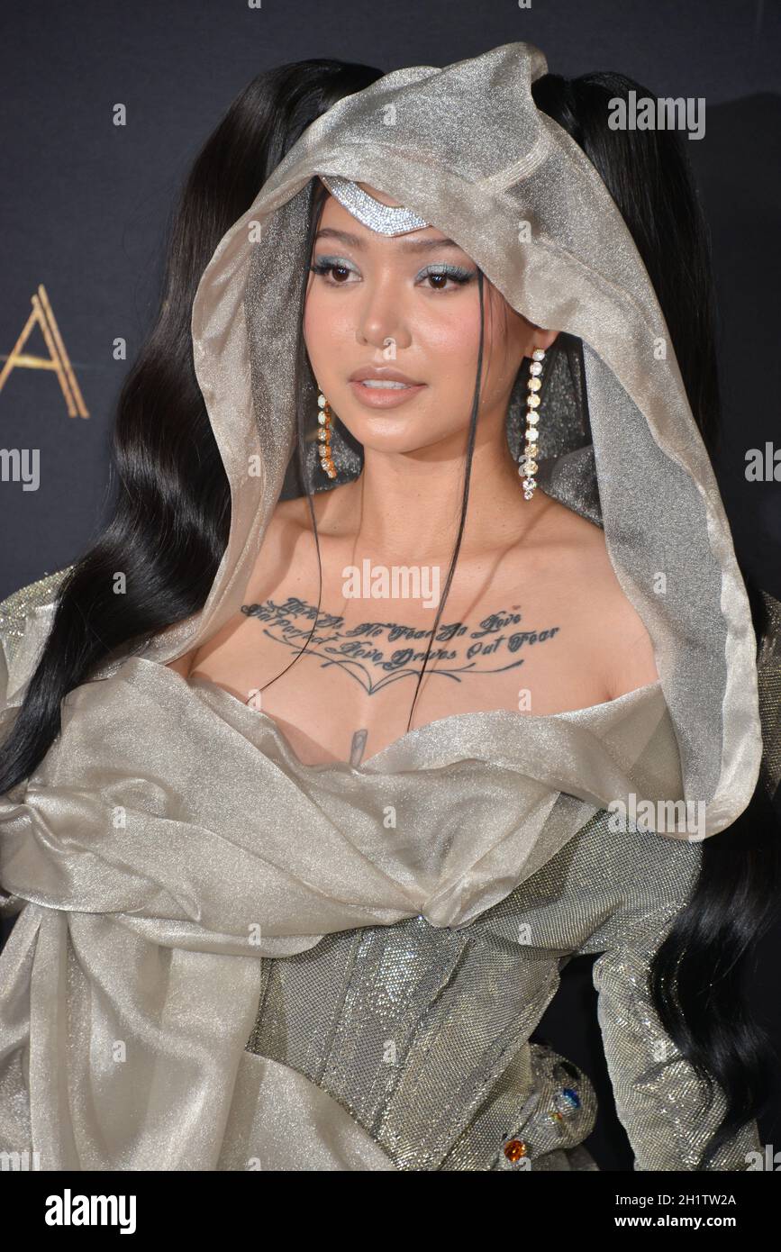 Los Angeles, USA. 18th Oct, 2021. Bella Poarch 016 attends Marvel ...