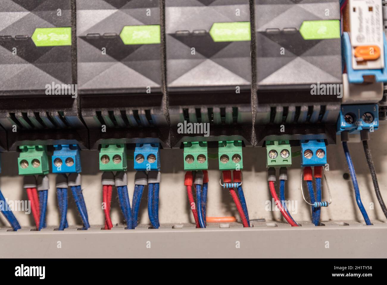 Electrical terminal positive hi-res stock photography and images - Alamy