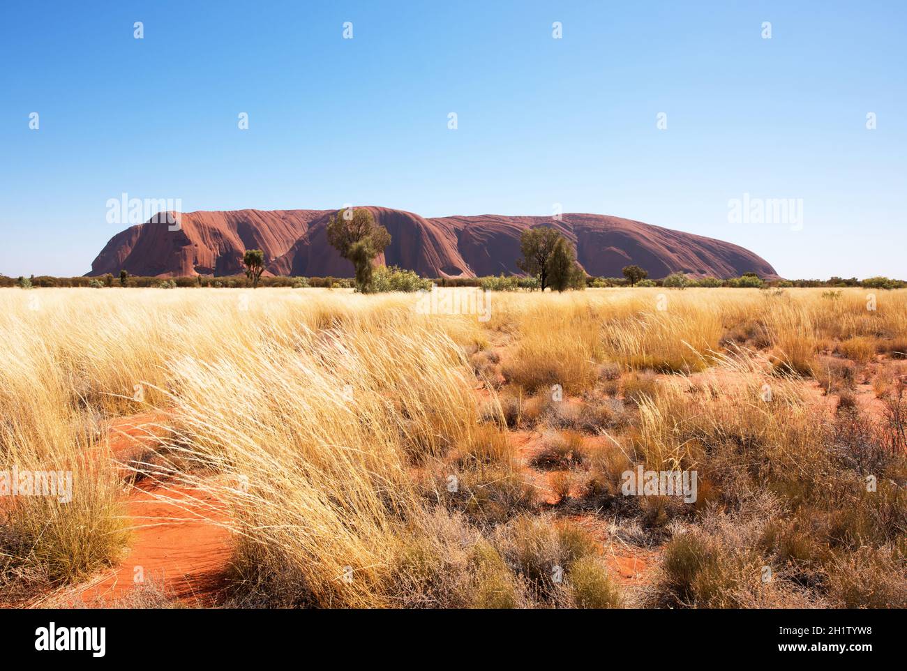 Uluru (Ayers Rock), Northern Territory, Australia, September 2018. This ...
